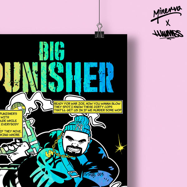 Big Punisher Holo Foil Limited Edition Art Print – Thumbs Design
